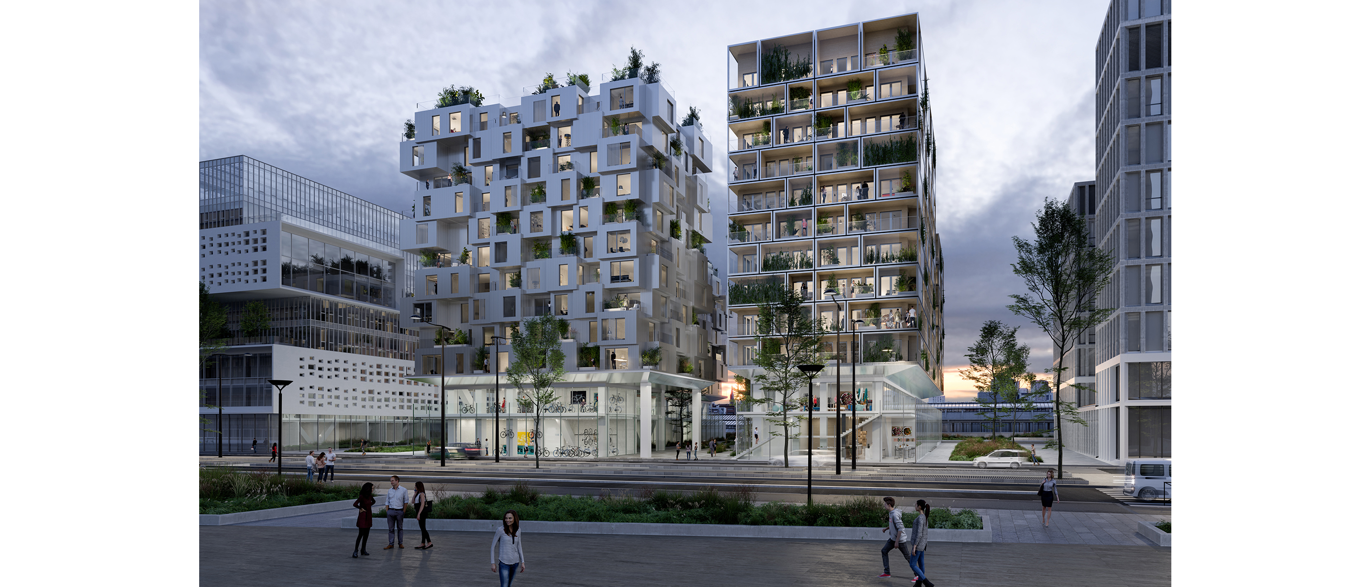 Explorations Architecture | Îlot mixte