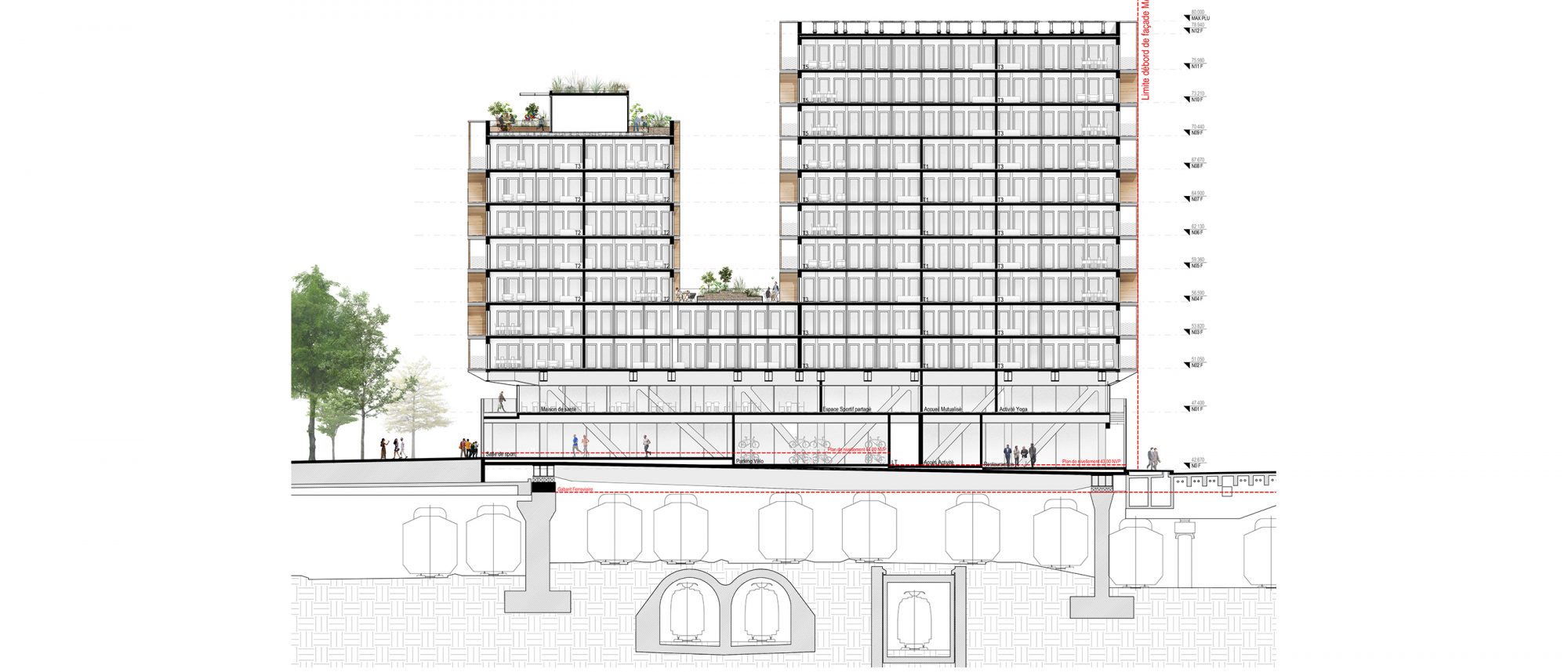 Explorations Architecture | Îlot mixte