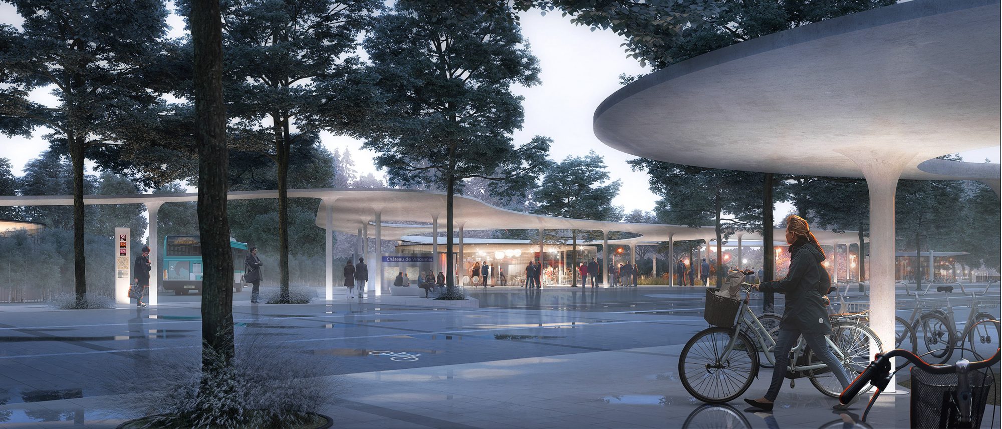 Explorations Architecture | Station de bus