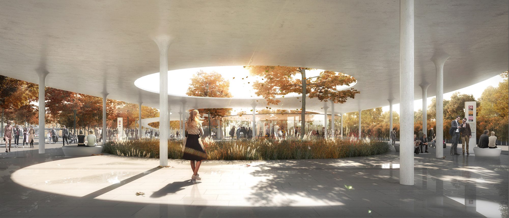 Explorations Architecture | Station de bus