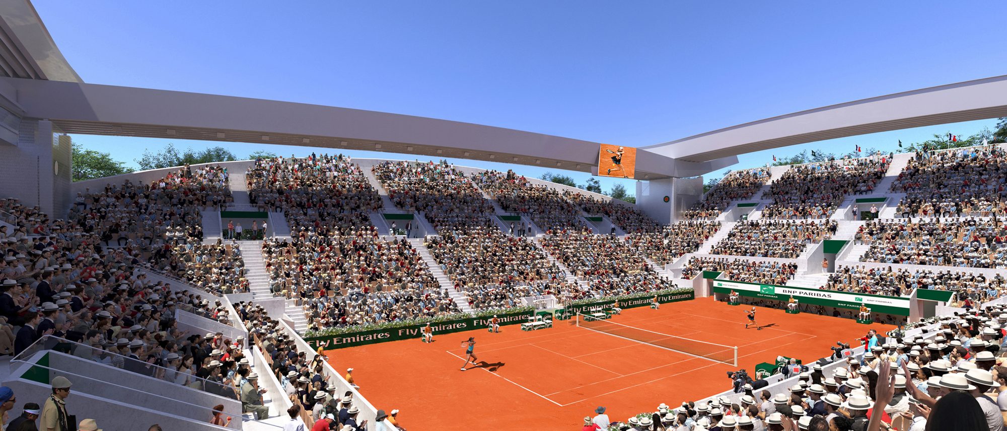 Explorations Architecture | Couverture du Court Suzanne Lenglen