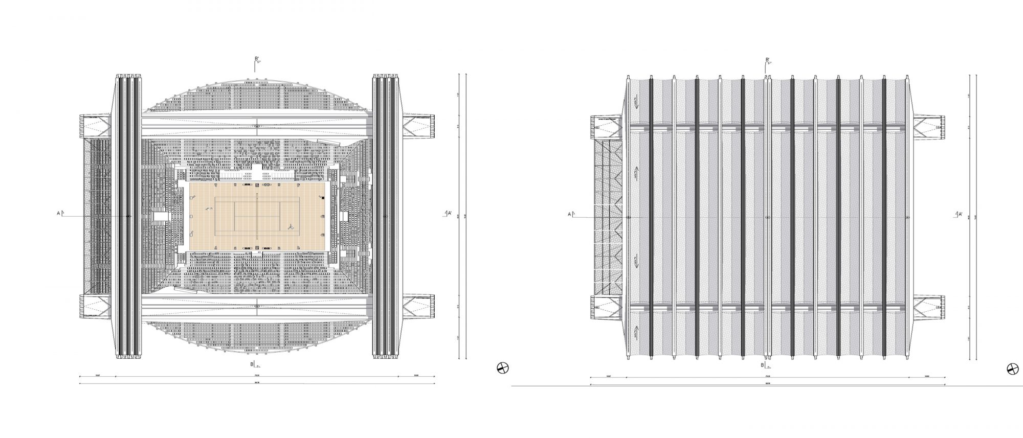 Explorations Architecture | Couverture du Court Suzanne Lenglen
